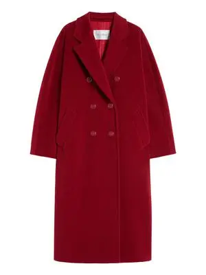 Max Mara Virgin Wool-cashmere Overcoat - Red