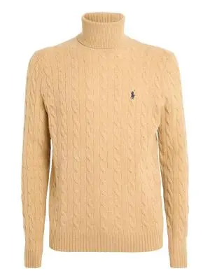 Polo Ralph Lauren Wool-cashmere Rollneck Sweater - Brown