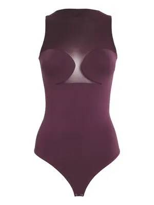 Wolford Bustier String Bodysuit - Purple