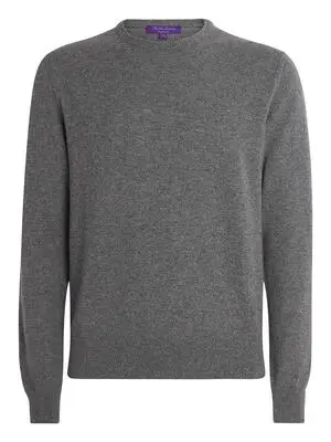 Ralph Lauren Purple Label Cashmere Crew-neck Sweater - Grey