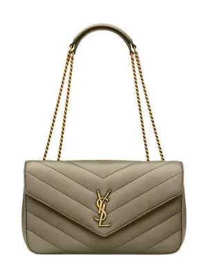 Saint Laurent Loulou Medium Shoulder Bag - Green
