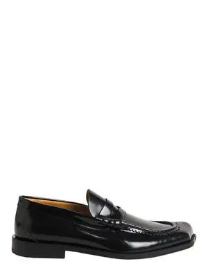 VIVIENNE WESTWOOD Patent Leather Coin Loafers - Black