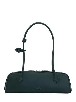 Alaïa Medium Le Teckel Leather Shoulder Bag - Green