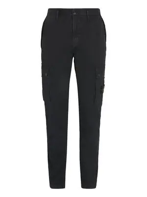 Stone Island Slim Cargo Trousers - Black