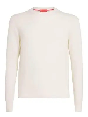 Isaia Cashmere Crew-neck Sweater - Beige