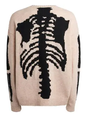 Kapital Wool Intarsia Sweater - Beige