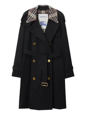 Burberry Mid-length Castleford Trench Coat - Black