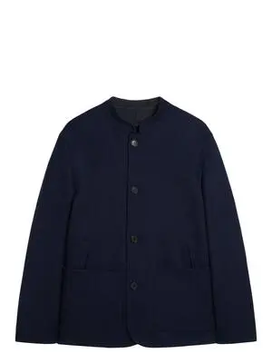 Dunhill Wool Reversible Driving Jacket - Navy