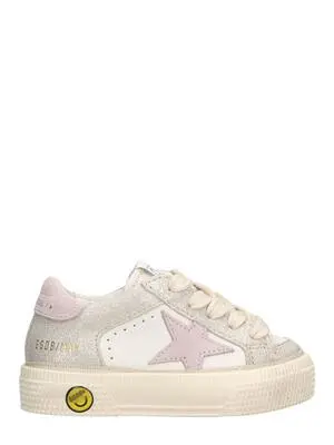 GOLDEN GOOSE May Suede Sneakers - Grey