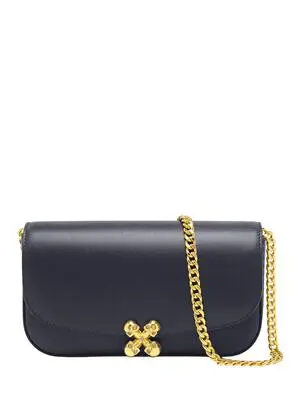 Alexander McQueen Small Skull Flower Cross-body Bag - Black