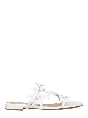 GIANVITO ROSSI Laurel Detail Flavia Sandals - White