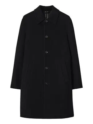 Burberry Wool Mid-length Car Coat - Black