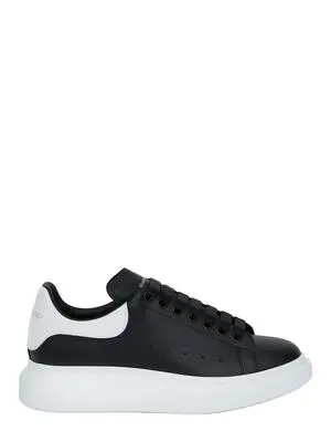 Alexander McQueen Leather Oversized Sneakers - Black
