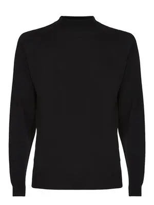 John Smedley Merino Wool Harcourt Sweater - Black