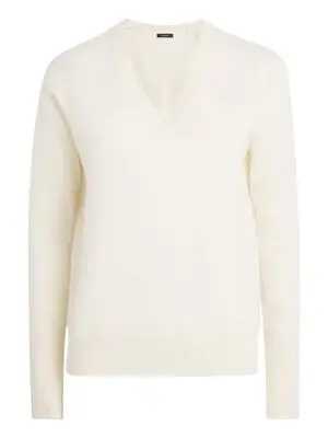 JOSEPH Cashmere V-neck Sweater - Ivory