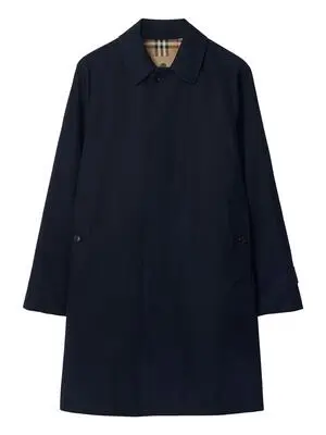Burberry Mid-length Camden Heritage Car Coat - Blue