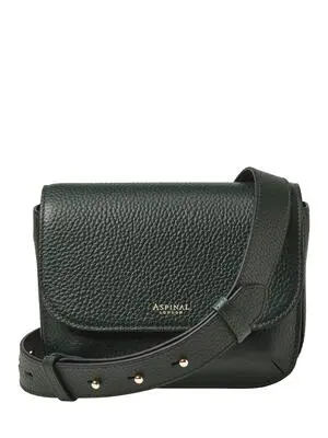 ASPINAL OF LONDON Leather Ella Cross-body Bag - Green