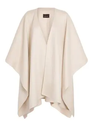 Brioni Cashmere Double-faced Cape - Beige