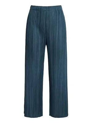Issey Miyake Mellow Pleats Trousers - Blue