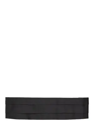 Canali Silk Cummerbund - Black