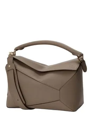Loewe Medium Puzzle Edge Top-handle Bag - Brown