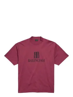 Balenciaga Cotton Nano Bb T-shirt - Blue