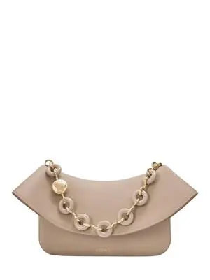 Loewe Medium Leather Ola Shoulder Bag - Beige
