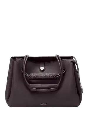 Loewe Large Leather Madrid Shoulder Bag - Brown