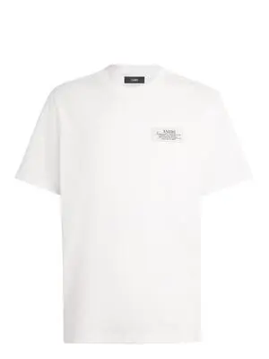 Amiri Cotton Spirit Logo T-shirt - White
