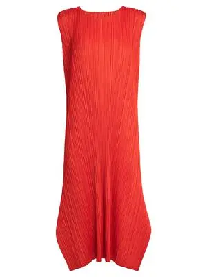 Issey Miyake Monthly Colors July Midi Dress - Red