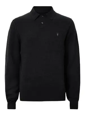ALLSAINTS Statten Polo Sweater - Black
