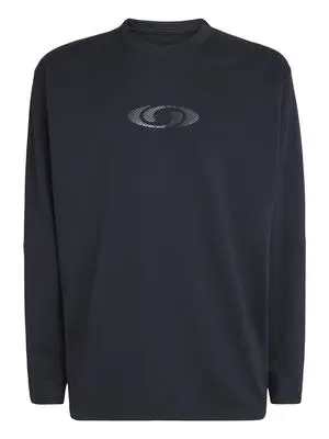 MAISON MARGIELA X Salomon Logo Long-sleeve T-shirt - Black