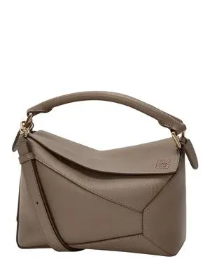 Loewe Leather Puzzle Edge Top-handle Bag - Brown