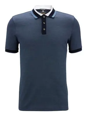 BOSS Cotton Polo Shirt - Blue