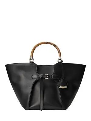 Ralph Lauren Leather Tote - Black