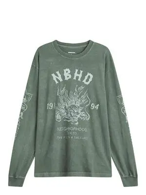 NEIGHBORHOOD Ls-14 Souvenir Long Sleeve T-shirt - Green