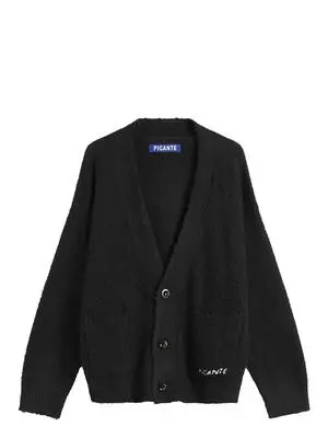 PICANTE Shaggy Cardigan - Black