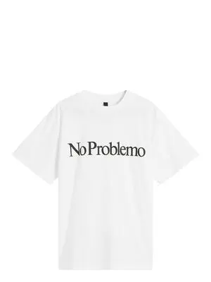 NO PROBLEMO Self-titled T-shirt - White