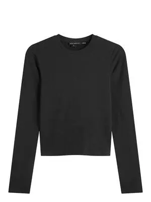 Good American Super Stretch Long Sleeve T-shirt - Black