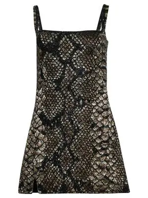 CLIO PEPPIATT Medusa Mini Dress - Gold