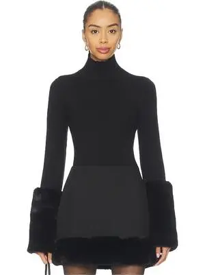 Apparis Mountain Cuff Turtleneck - Black