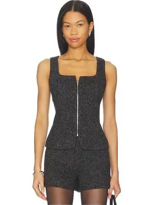 ELODIE THE LABEL Ellen Top - Black