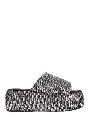 SIMONMILLER SIMONMILLER Cloudy Platform Sandal Metallic Silver