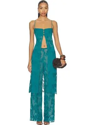 ESPECIA Aryana Bloom Blouse - Teal
