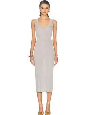 TOM FORD Midi Tank Dress - Silver