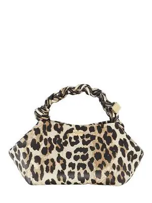 GANNI Animal Print Small Bou Bag Leopard