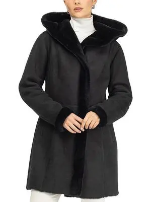 Gorski Merino Shearling Lamb Parka - Black