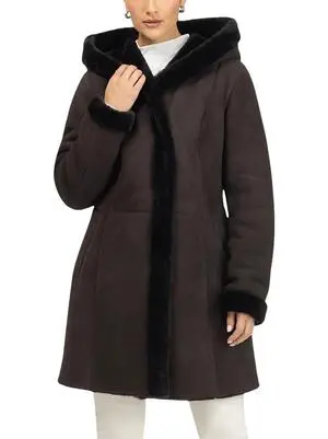 Gorski Merino Shearling Lamb Parka - Dark Brown