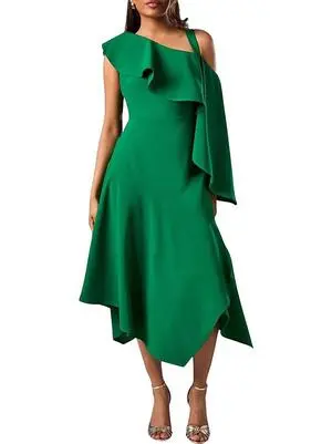 Coast Petite Midi Dress - Emerald