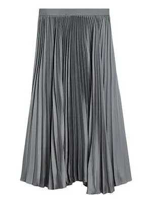JIL SANDER Pleated Midi Skirt - Volcanic Glass